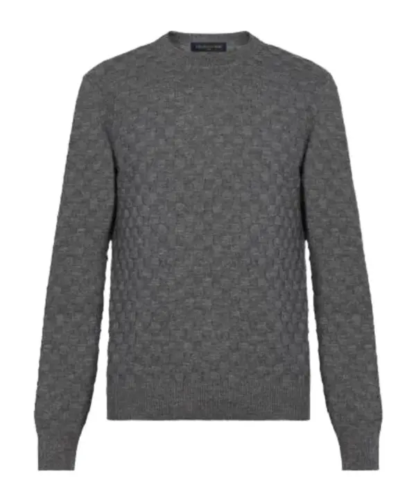 C.P. COMPANY Textured Knit Crewneck Sweater