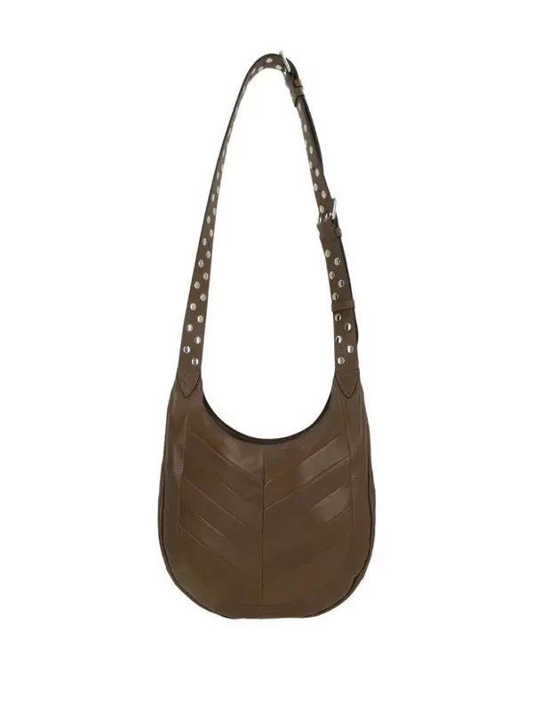 Valentino Garavani Chevron Patterned Logo Plaque Shoulder Bag