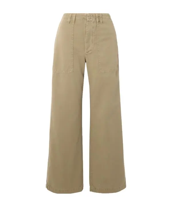 AGOLDE Casual Pants With Belt Loops - Camel