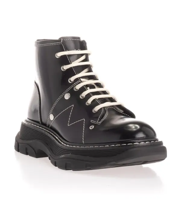 Alexander McQueen Tread Lace-up Boots