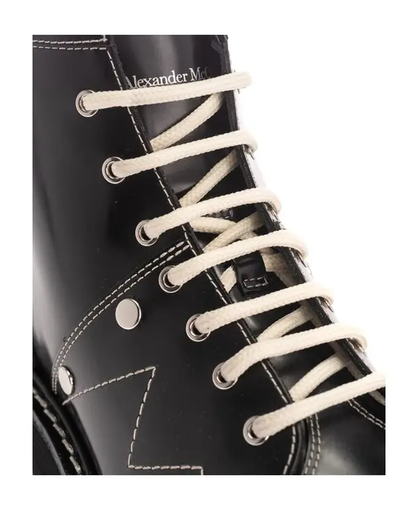 Alexander McQueen Tread Lace-up Boots