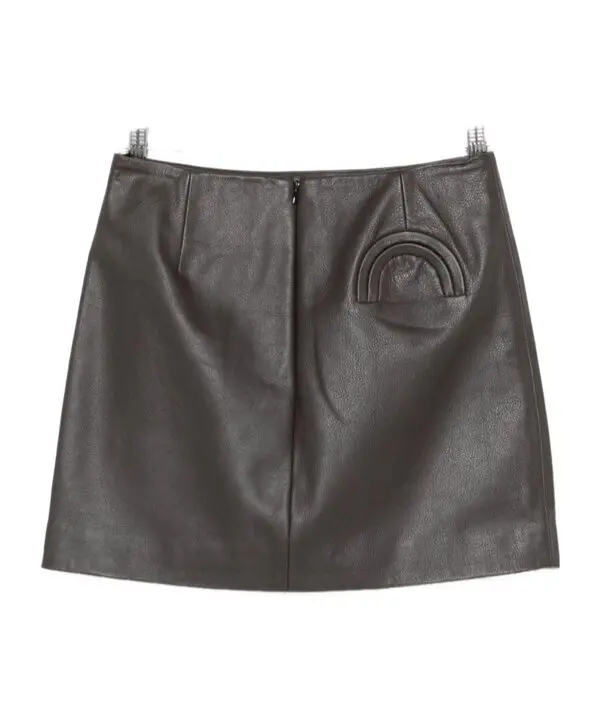 BLAZÉ MILANO Leather Mini Skirt