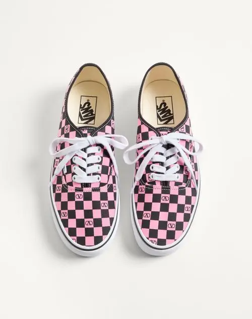 Valentino Garavani X Vans Checkerboard Print Sneakers - Multicolor