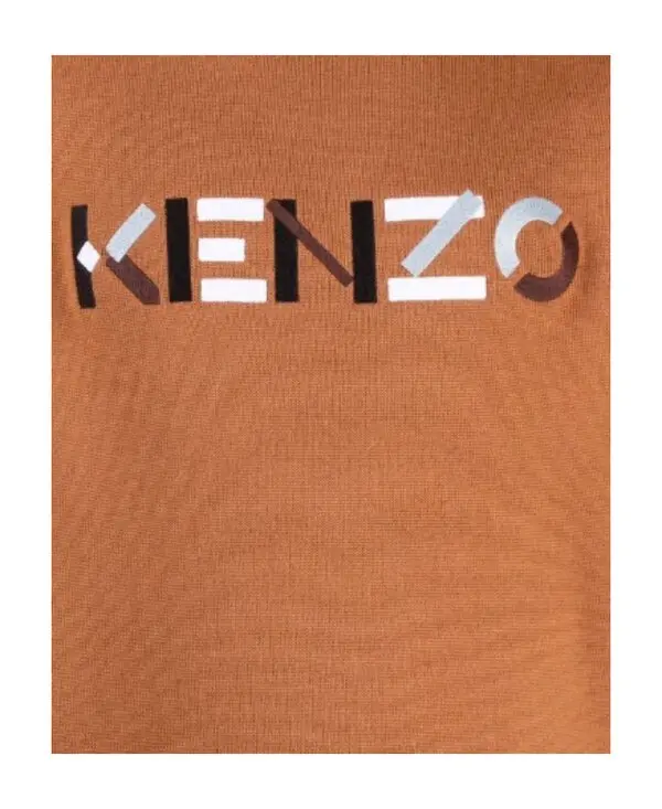 Kenzo Logo Embroidered Knitted Jumper