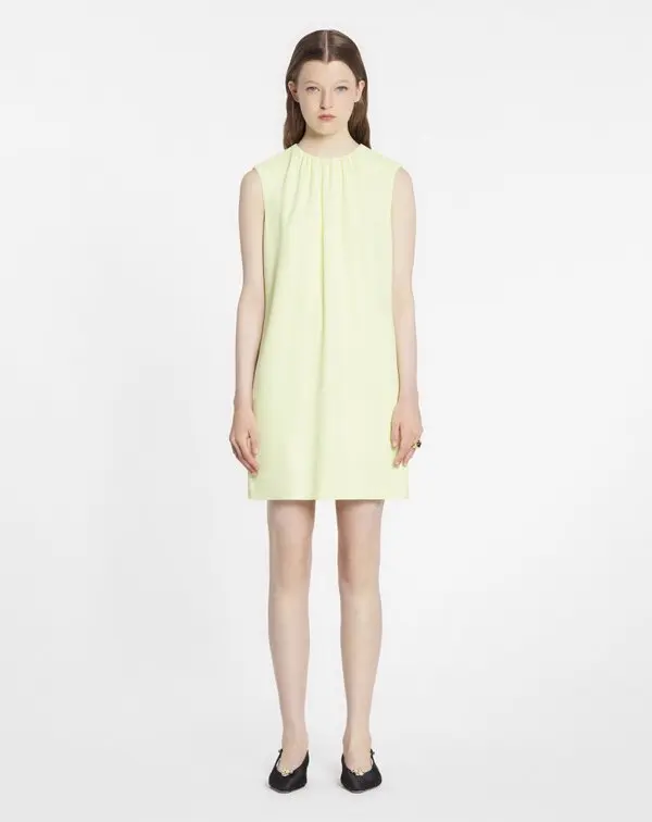 LANVIN Crewneck Sleeveless Mini Dress