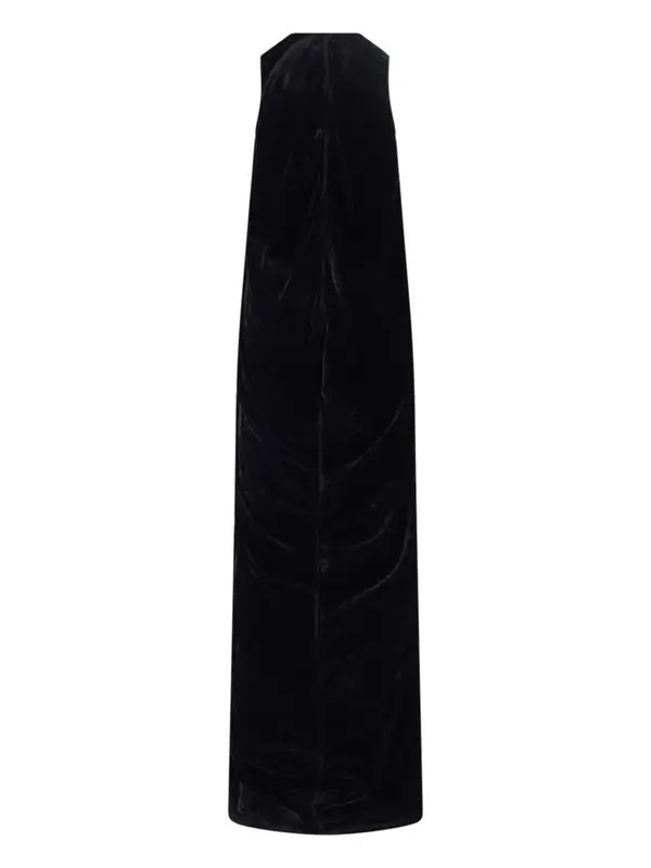 Rick Owens V-neck Sleeveless Midi Dress