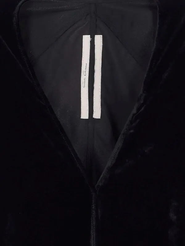 Rick Owens V-neck Sleeveless Midi Dress