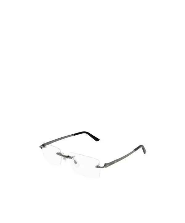 Cartier Rimless Rectangle Eyeglasses - Gray