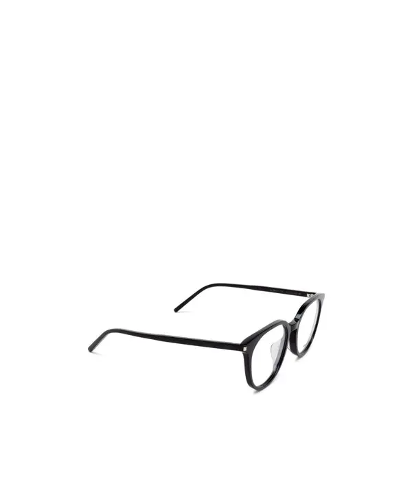 Saint Laurent Round Frame Eyeglasses - Black