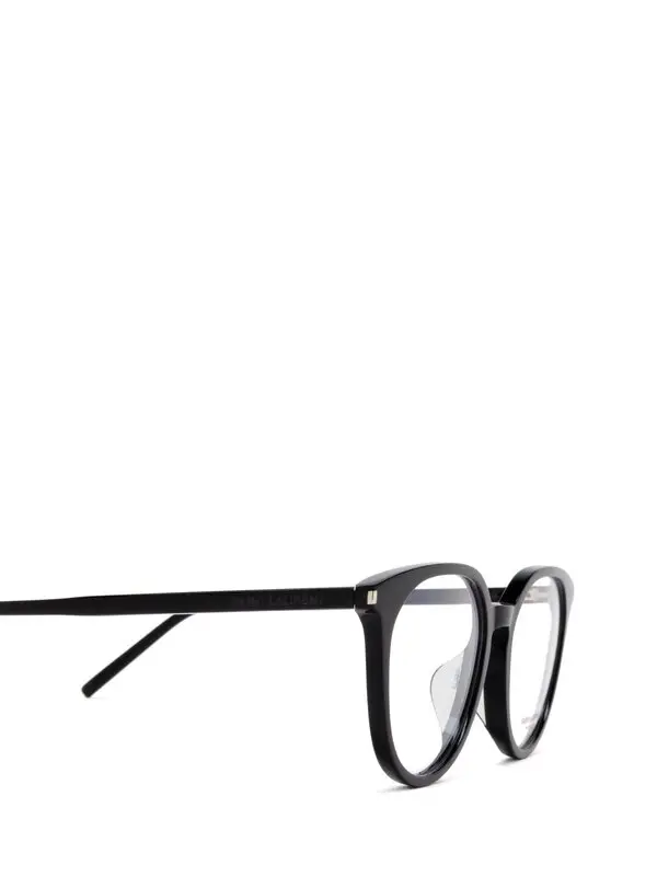 Saint Laurent Round Frame Eyeglasses - Black