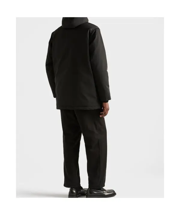 Prada Hooded Flap-pocket Jacket - Black