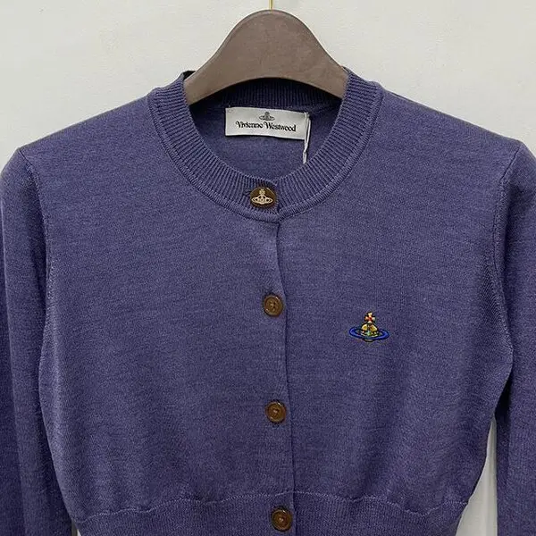 VIVIENNE WESTWOOD Long-sleeved Knitted Cardigan