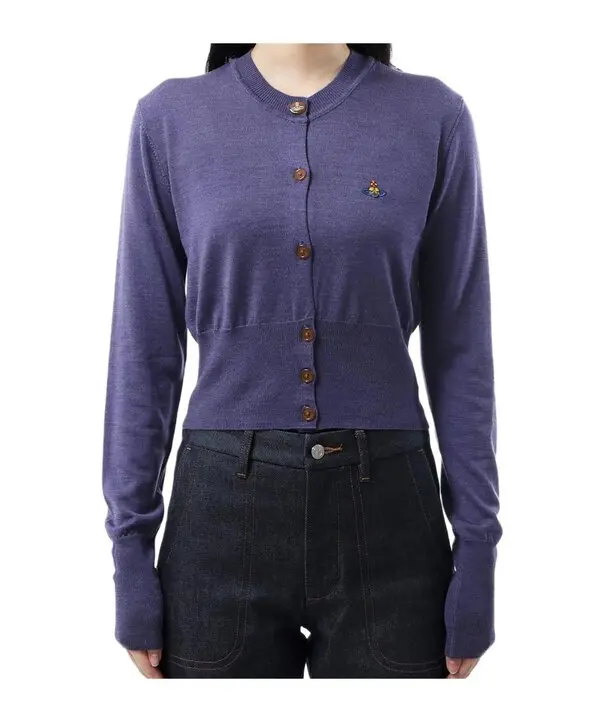 VIVIENNE WESTWOOD Long-sleeved Knitted Cardigan