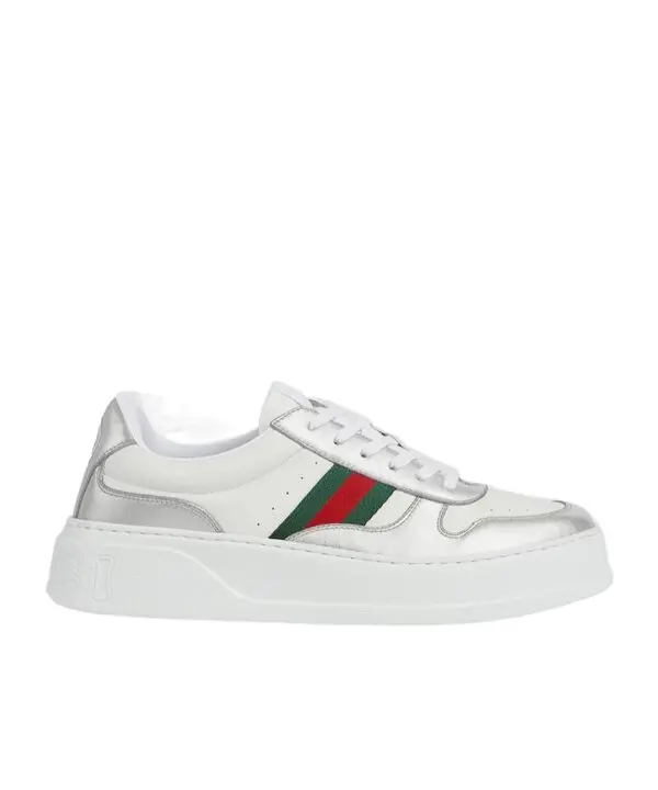 Gucci Web Detail Chunky Sneakers