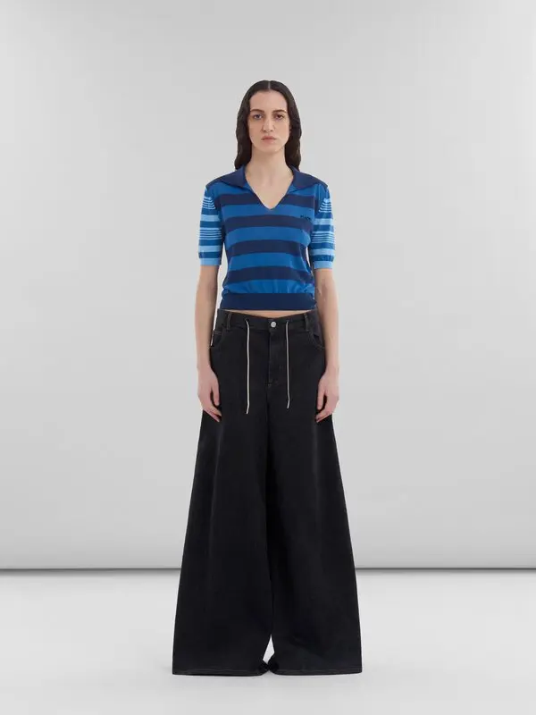 Marni Marble Dyed Wide-leg Jeans