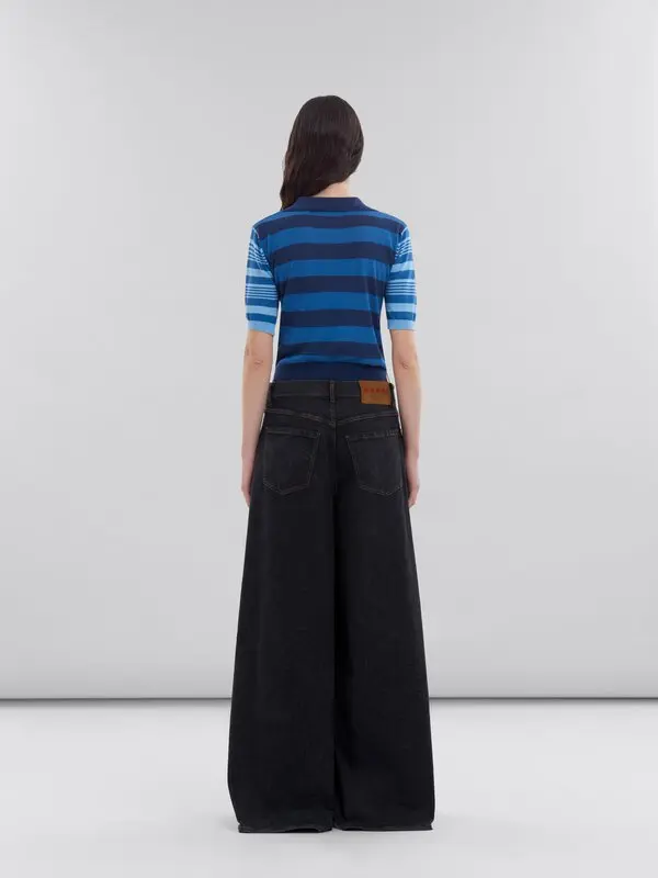 Marni Marble Dyed Wide-leg Jeans
