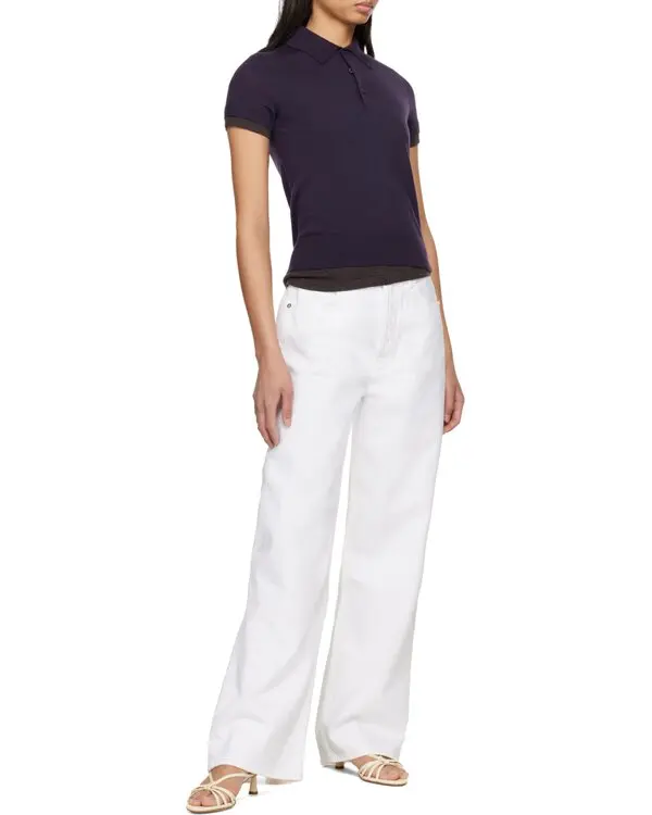 AGOLDE Wide Leg Denim Trousers
