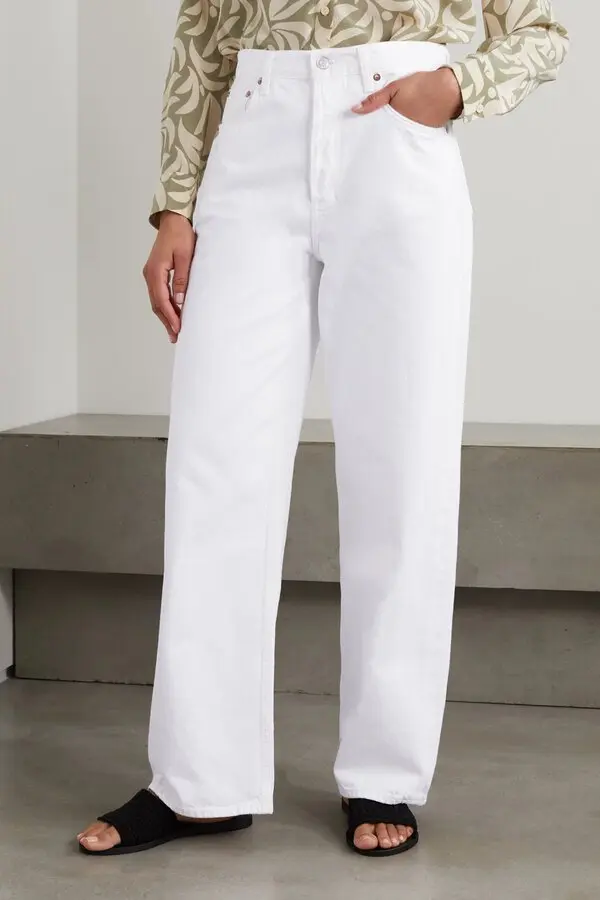 AGOLDE Wide Leg Denim Trousers