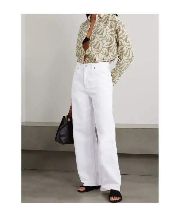AGOLDE Wide Leg Denim Trousers
