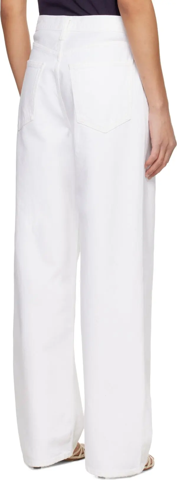 AGOLDE Wide Leg Denim Trousers