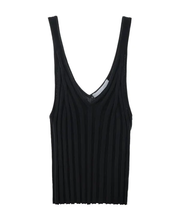 Helmut Lang Angela Knit V-neck Tank Top