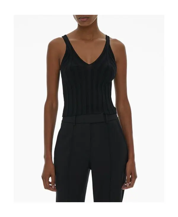 Helmut Lang Angela Knit V-neck Tank Top
