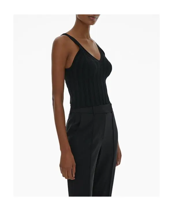 Helmut Lang Angela Knit V-neck Tank Top