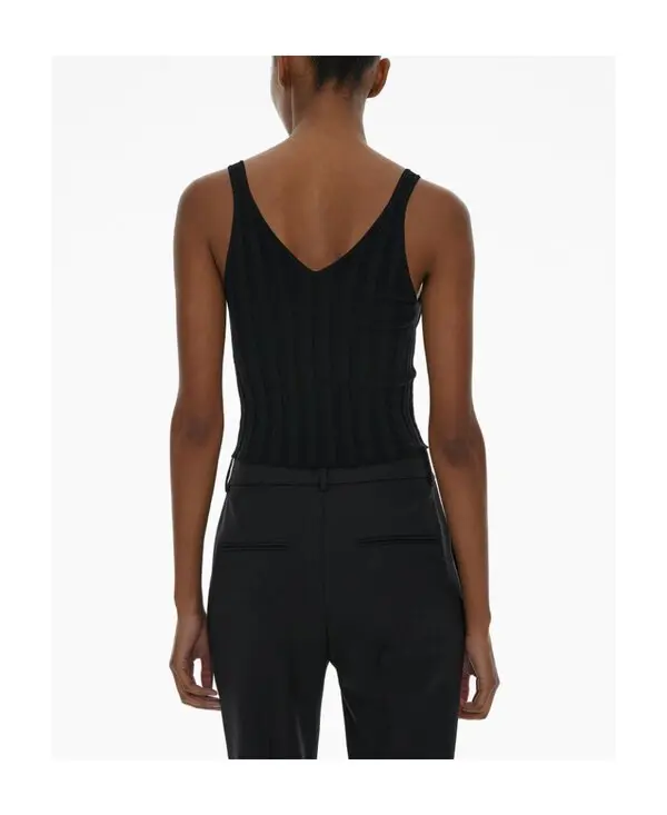 Helmut Lang Angela Knit V-neck Tank Top