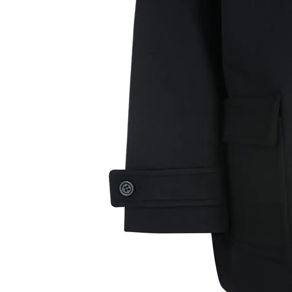 Celine Egg-shaped Duffle Coat In Double Face Cashmere