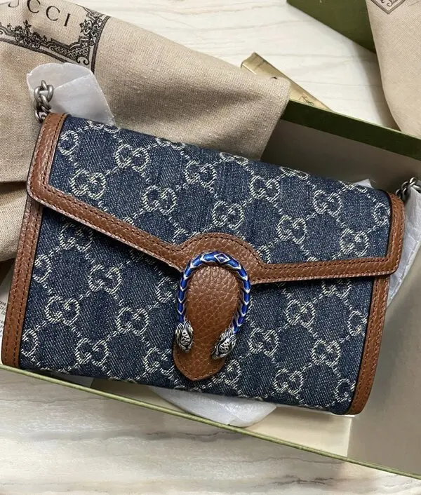 Gucci Dionysus Mini Chain Bag - Black
