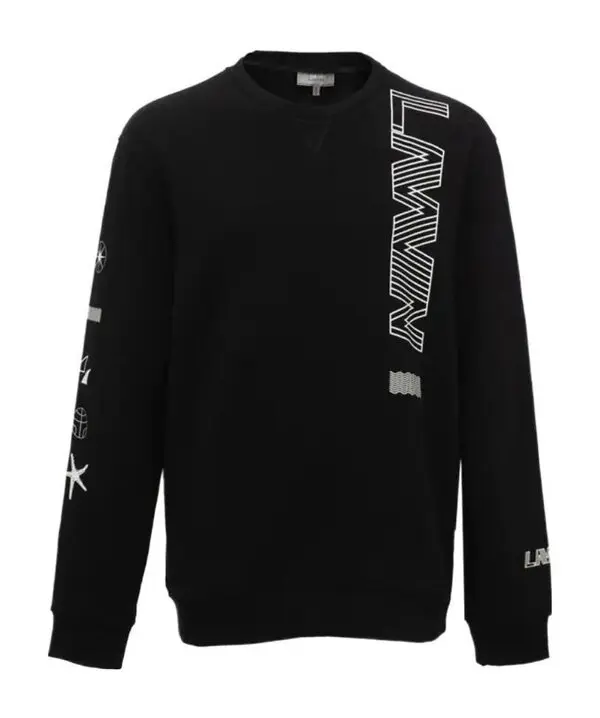 LANVIN Printed Crew Neck Sweater