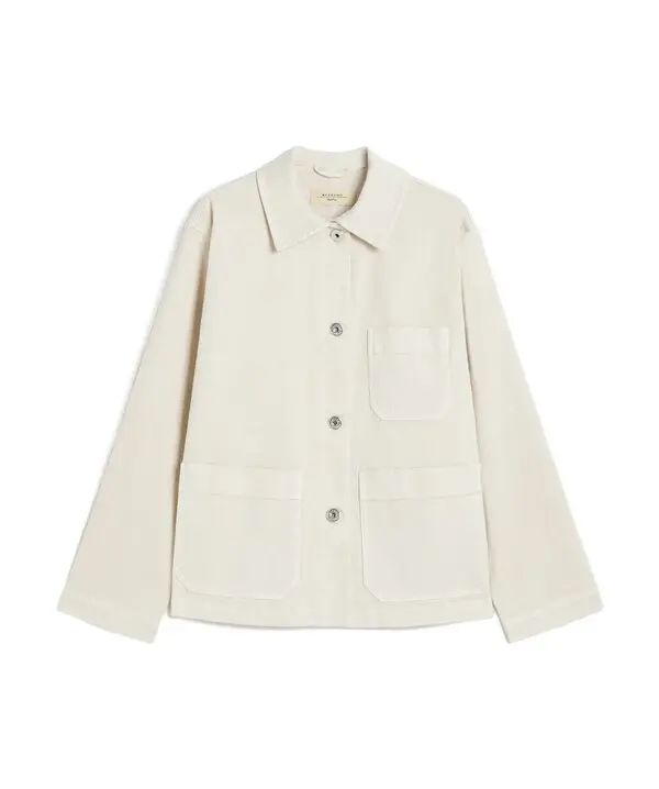 Max Mara Straight-fit Cotton Denim Jacket