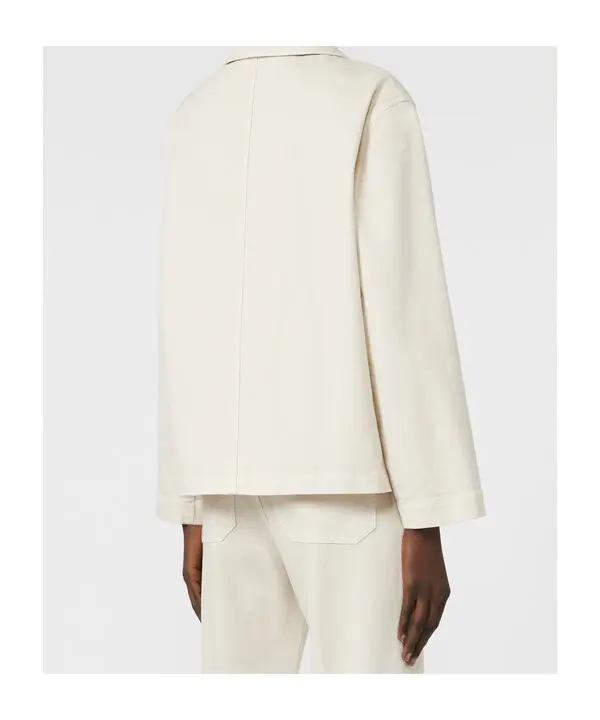 Max Mara Straight-fit Cotton Denim Jacket