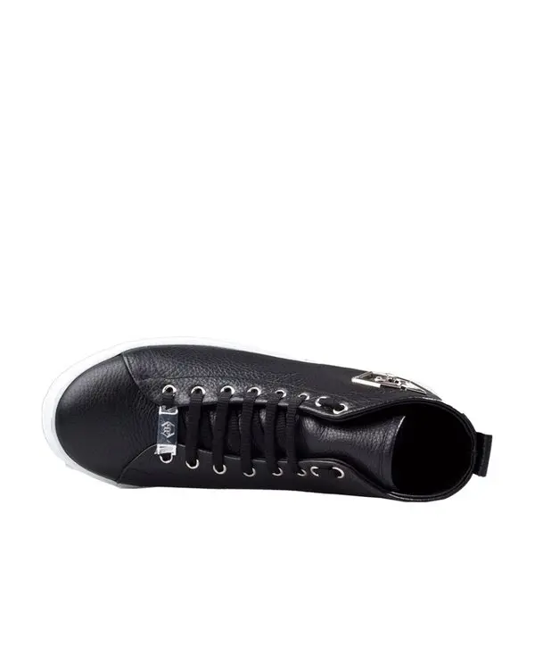 Philipp Plein Metal Label High-top Sneakers