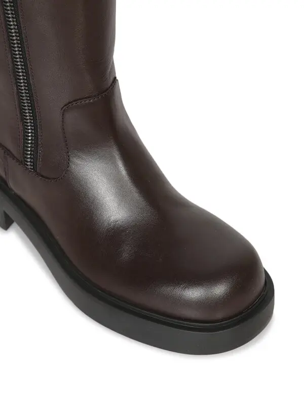 GIUSEPPE ZANOTTI Foustine Zipped Ankle Boots - Brown