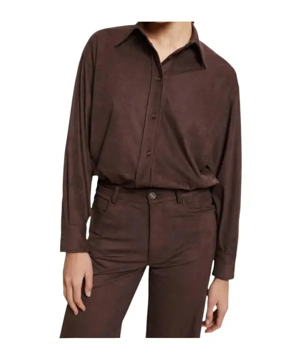 OTTOD'AME Buttoned Long-sleeve Shirt - Black