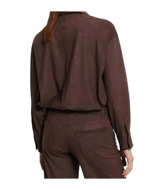 OTTOD'AME Buttoned Long-sleeve Shirt - Black