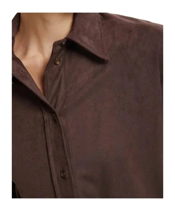 OTTOD'AME Buttoned Long-sleeve Shirt - Black
