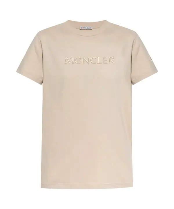 Moncler Short-sleeves T-shirt - Sand Beige