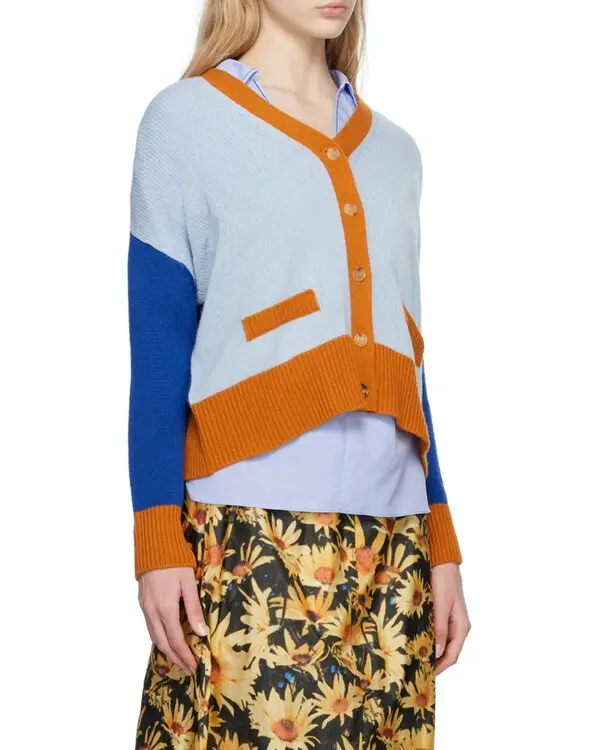 Marni Contrasting-trim Knit Cardigan