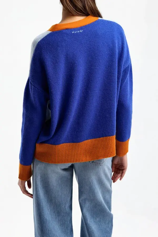 Marni Contrasting-trim Knit Cardigan