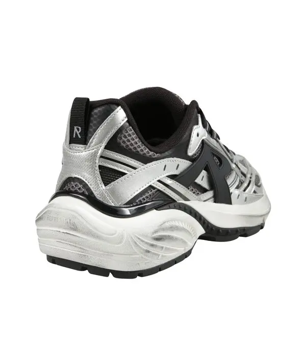 REPRESENT Storm Lace-up Running Sneakers - Silver/black
