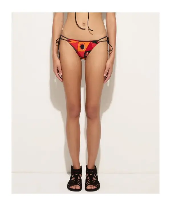 Emilio Pucci Occhi" Print Bikini Bottoms - Multicolor