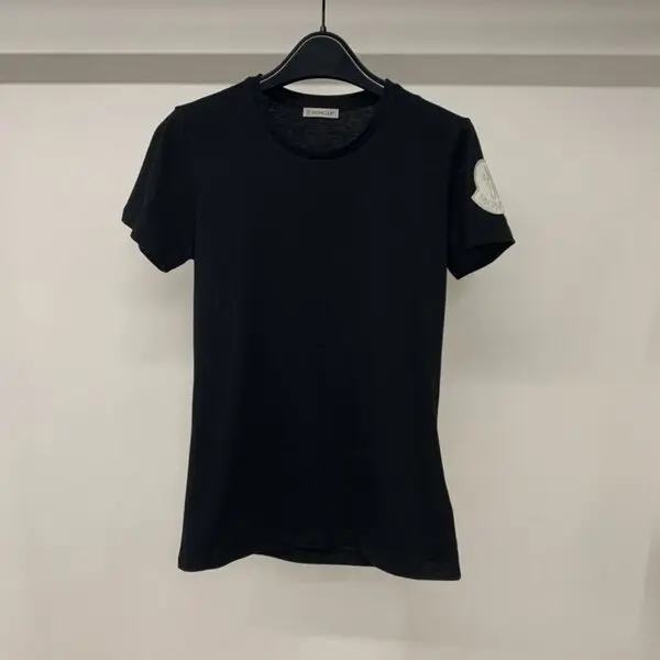 Moncler Logo Patch Cotton T-shirt