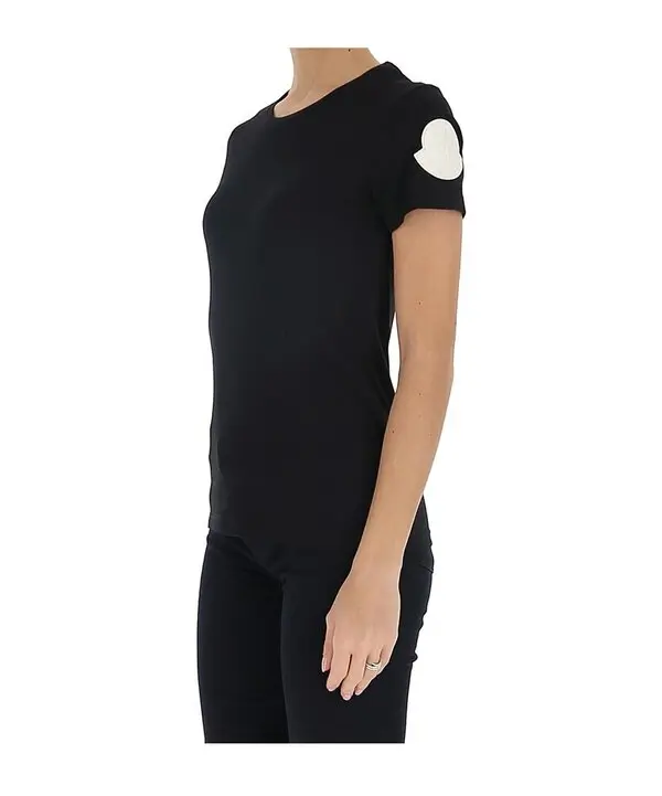 Moncler Logo Patch Cotton T-shirt