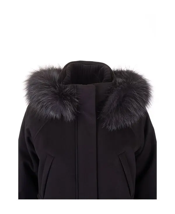 Loro Piana Icery" Hooded Long Jacket