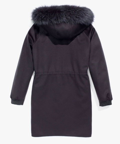 Loro Piana Icery" Hooded Long Jacket