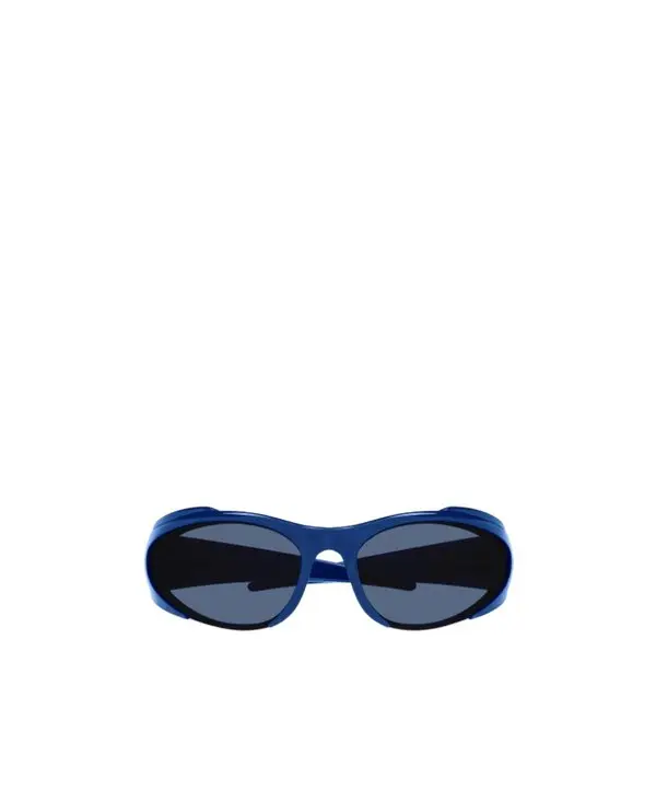 Balenciaga Wraparound Sunglasses - Blue