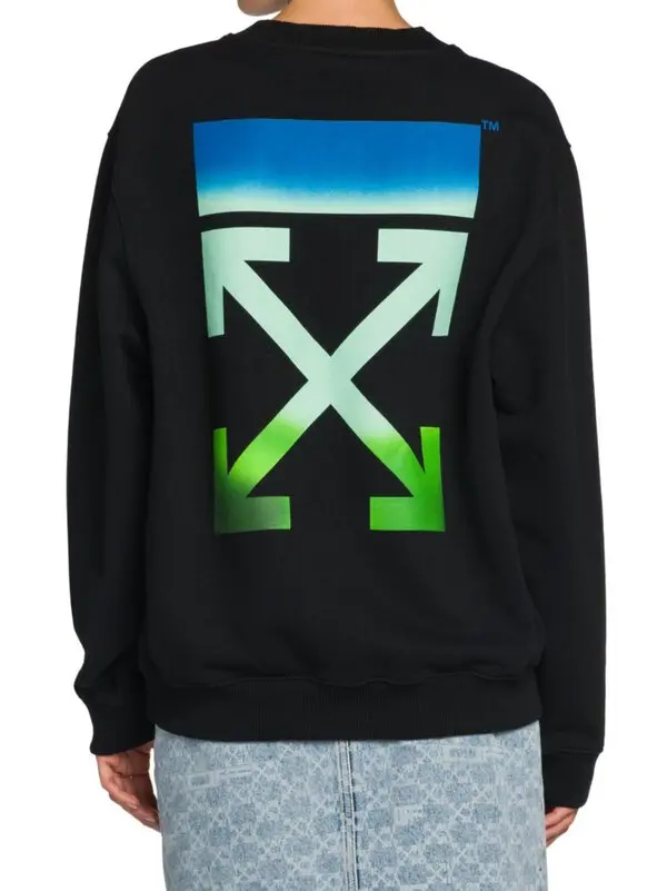 Off-White Blurred Arrow Crewneck Sweatshirt