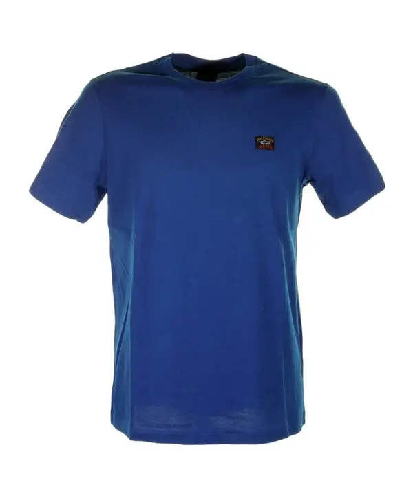PAUL  SHARK Paul Shark Logo Patch Crewneck T-shirt